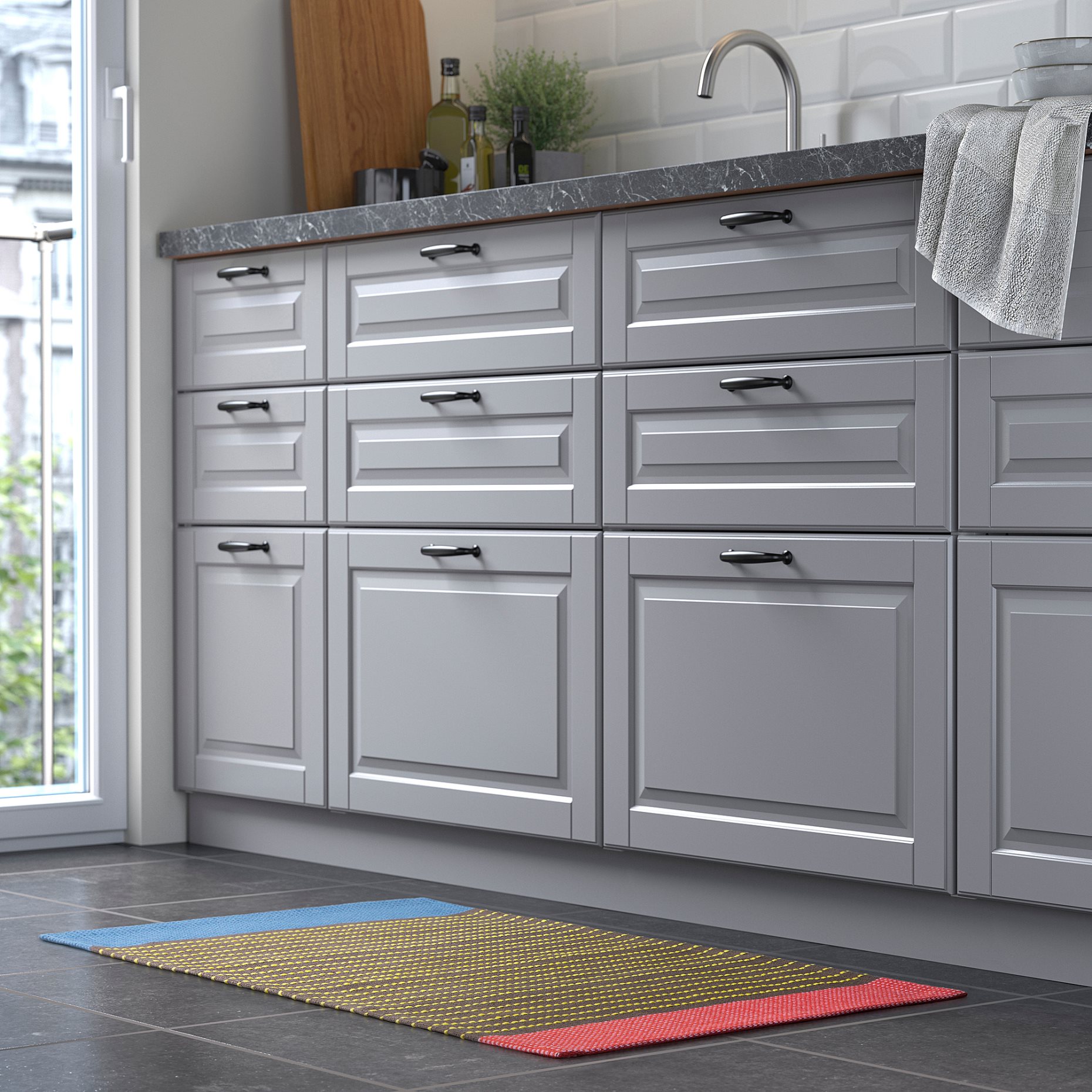 BÄRTRÅD rug flatwoven, 60x90 cm 70613218 | IKEA Cyprus