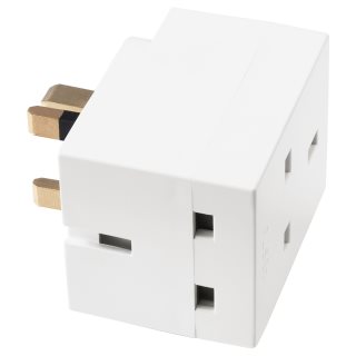 KOPPLA 3-way adaptor plug 00412020 | IKEA Cyprus